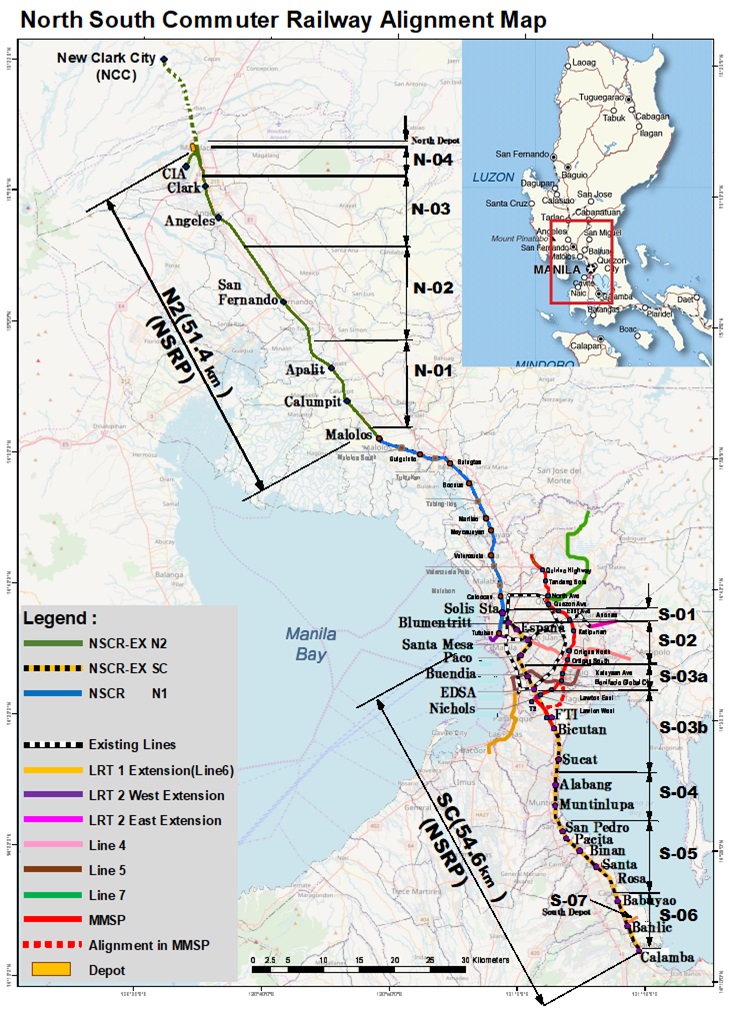南北延伸鉄道事業（マロロス-クラーク & ソリス‐カランバ)施工監理 | 株式会社 片平エンジニアリング・インターナショナル